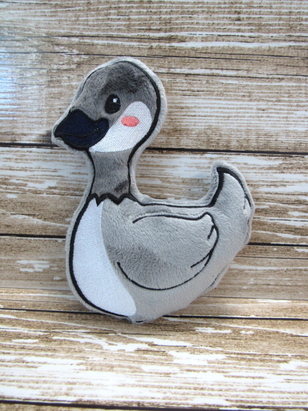Chibi Goose Stuffie 6x10 ITH in the Hoop 6x10 Hoop Machine Embroidery ...