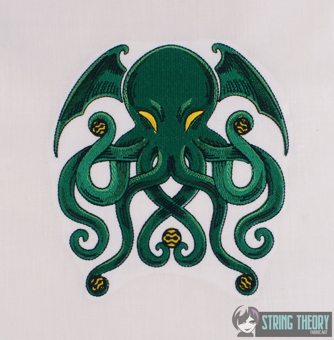 Snow Willows Cthulhu 5x7 Hoop Machine Embroidery Pattern - Etsy