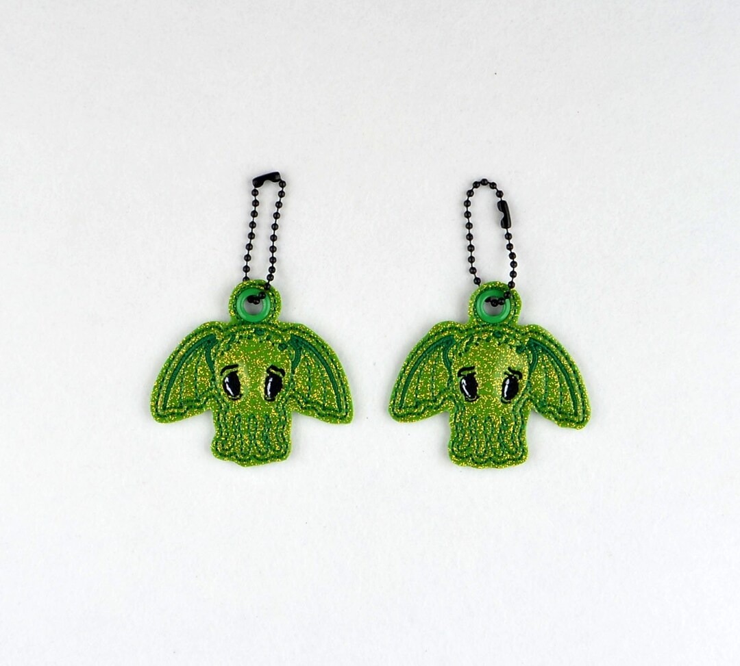 Chibi Cthulhu ITH in the Hoop Dangle 4x4 Hoop Machine Embroidery ...