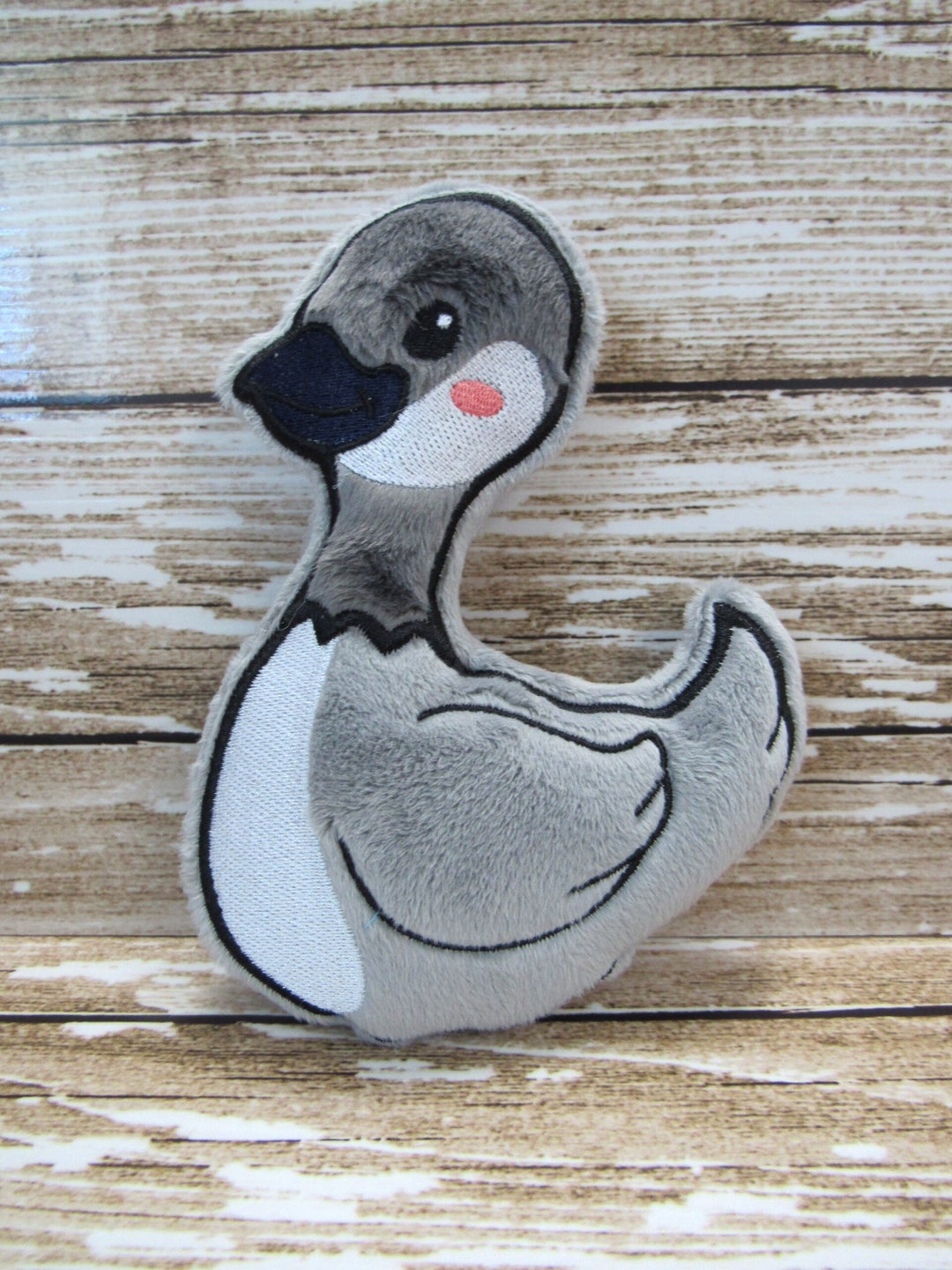 Chibi Goose Stuffie 5x7 ITH in the Hoop 5x7 Hoop Machine Embroidery ...