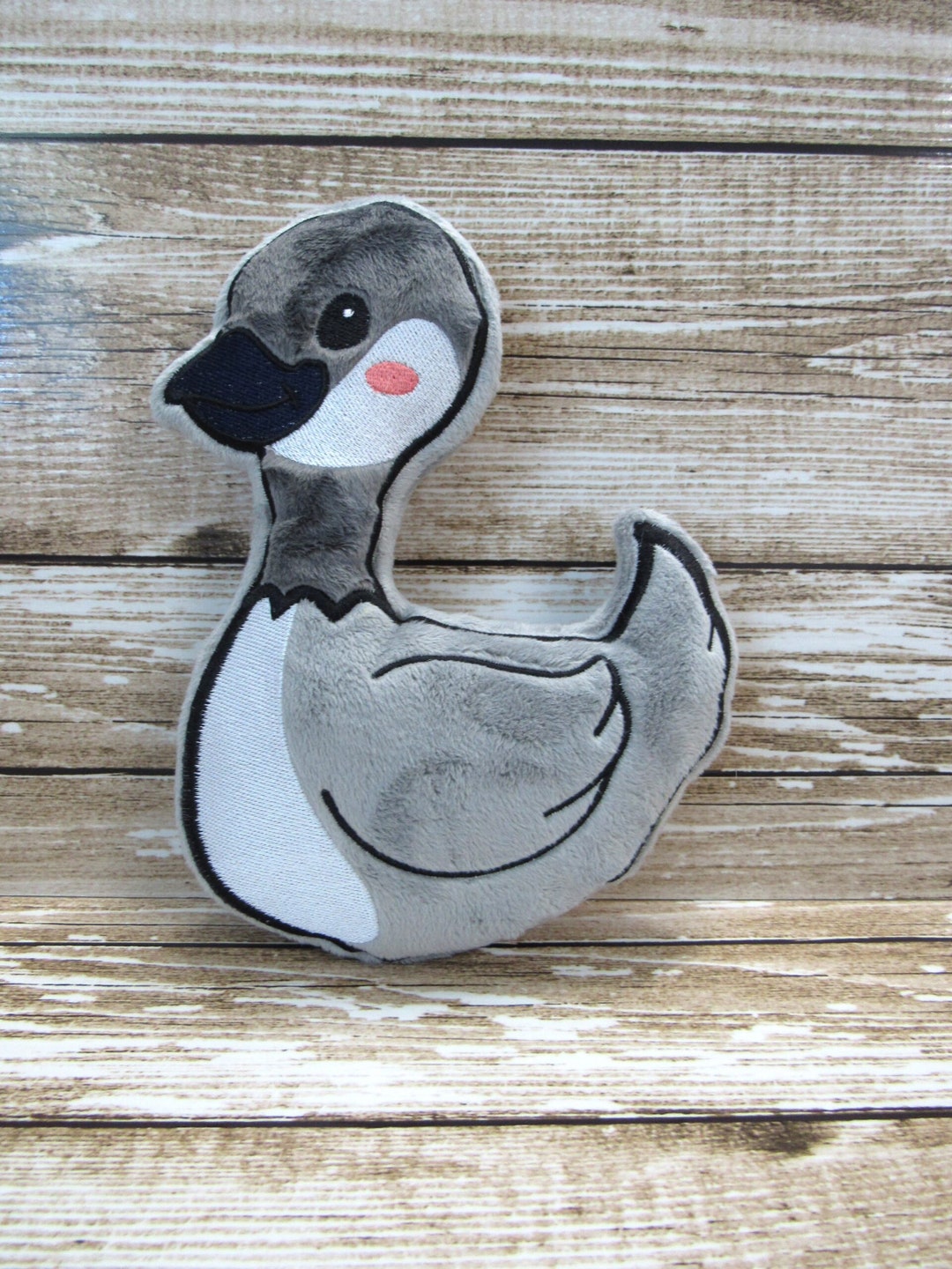 Chibi Goose Stuffie 8x12 ITH in the Hoop 8x12 Hoop Machine Embroidery ...