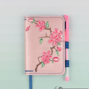 Cherry Blossoms Notebook Cover 5x7 ITH Notebook Cover 5x7 Hoop Machine ...