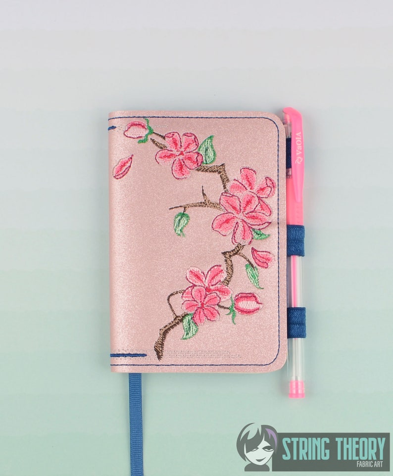 Cherry Blossoms Notebook Cover 5x7 ITH Notebook Cover 5x7 Hoop Machine ...