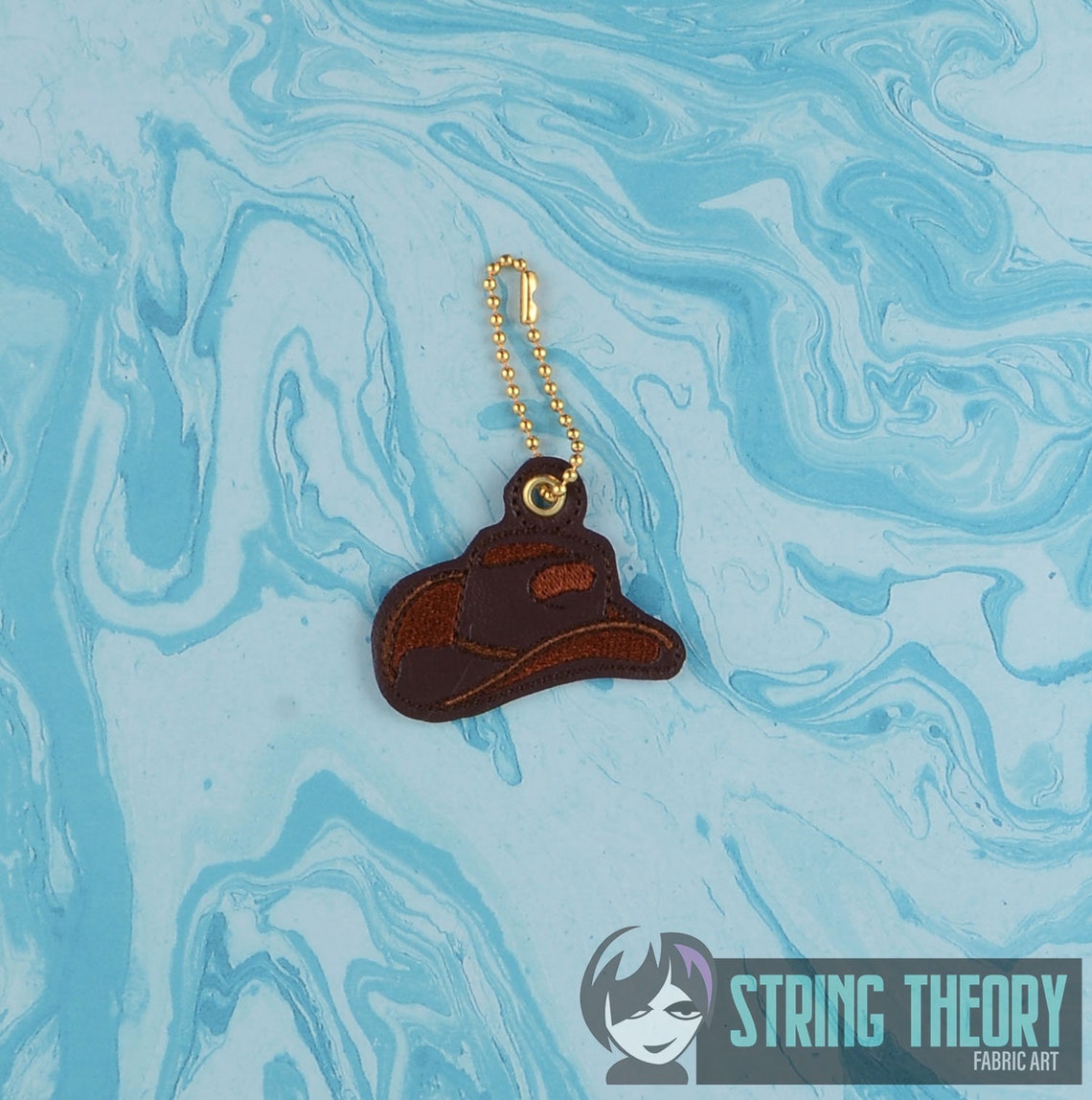 Cowboy Boot Appliqué Fully Lined Zip Bag With Dangle ITH Zip Bag 5x7 ...