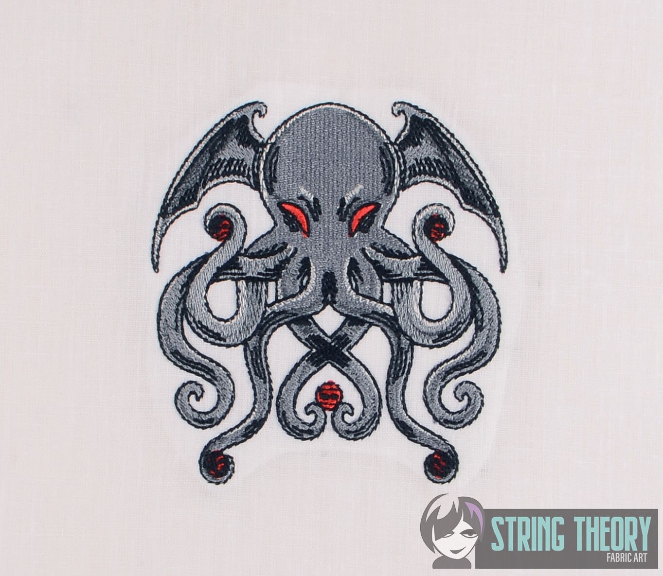 Snow Willow’s Cthulhu 4x4 Hoop Machine Embroidery Pattern - Etsy