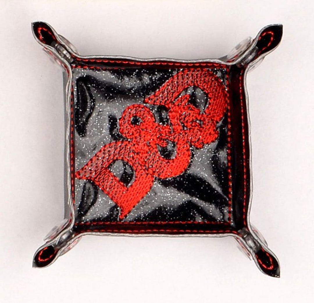 D&D Portable Dice Tray - 4x4 ITH Dice Tray 4x4 Hoop Machine Embroidery ...