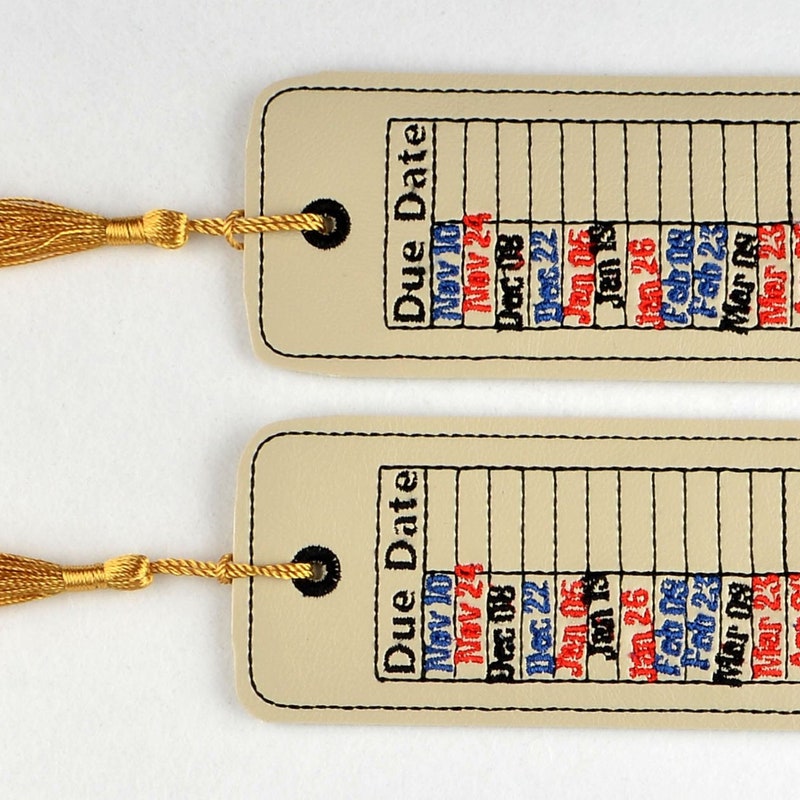 Embroidery Bookmark - Etsy