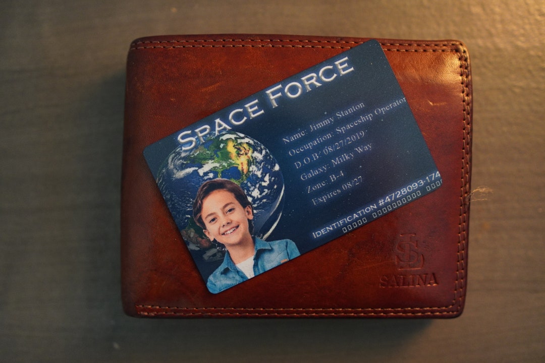 Personalized Space Force ID for Kids - Fun Astronaut Badge - Custom ...