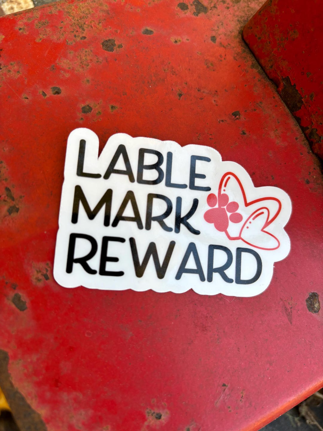 Lable Mark Reward Printer Vinyl Sticker - Dog Training Sticker - 1.75x3 ...