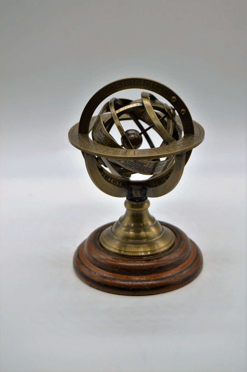 Armillary Sphere Astrolabe Nautical Marine Tabletop Globe for Dad's ...