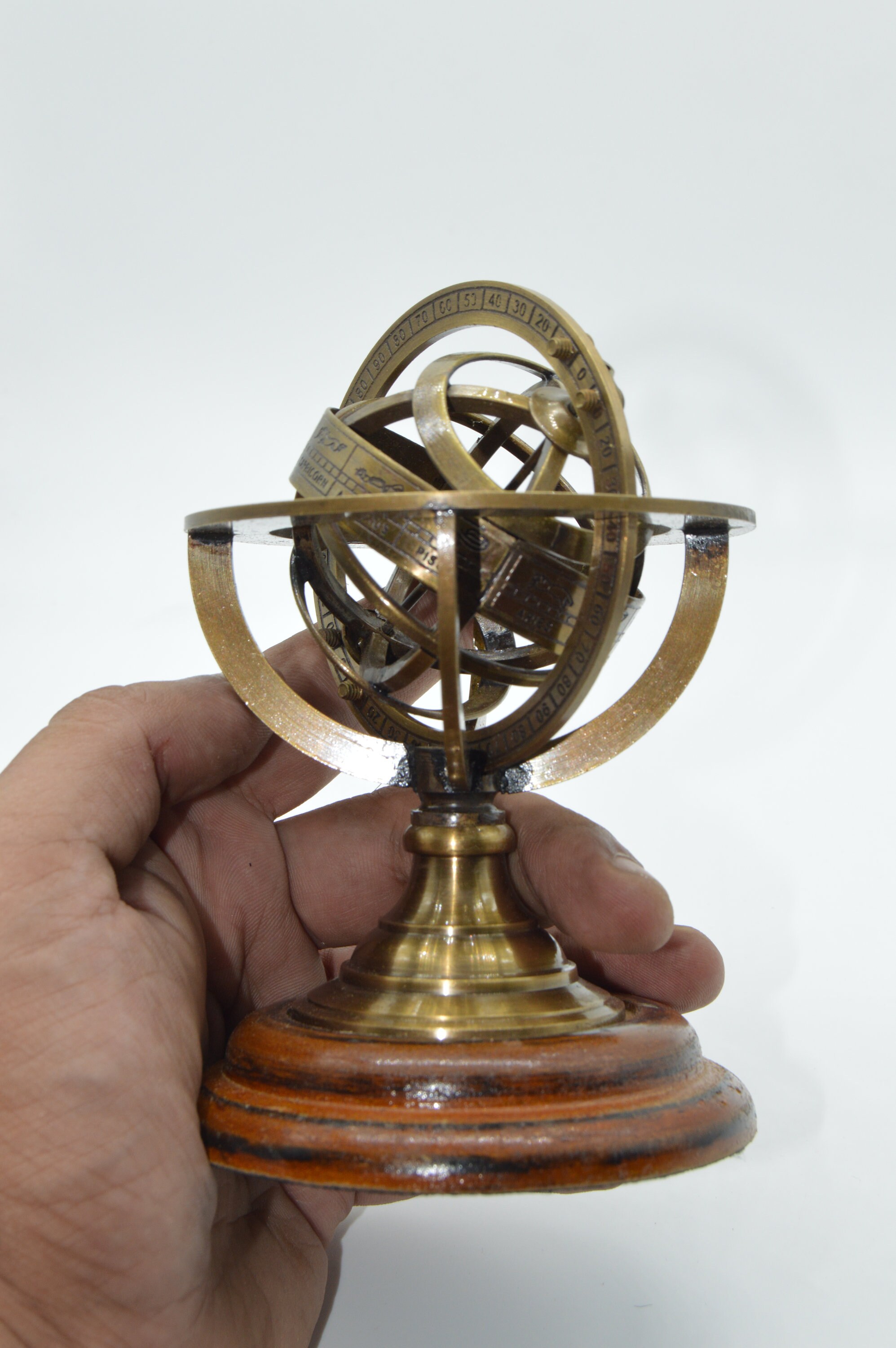 Armillary Sphere Astrolabe Nautical Marine Tabletop Globe for Dad's ...