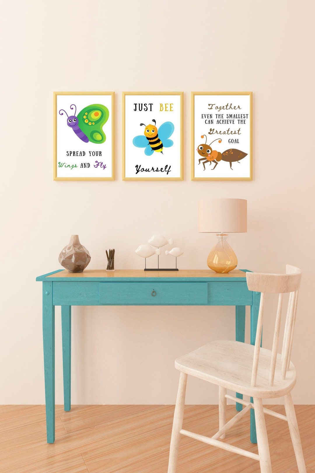 Bug Affirmations Kids Wall Decor, Kids Room Prints, Classroom Wall ...
