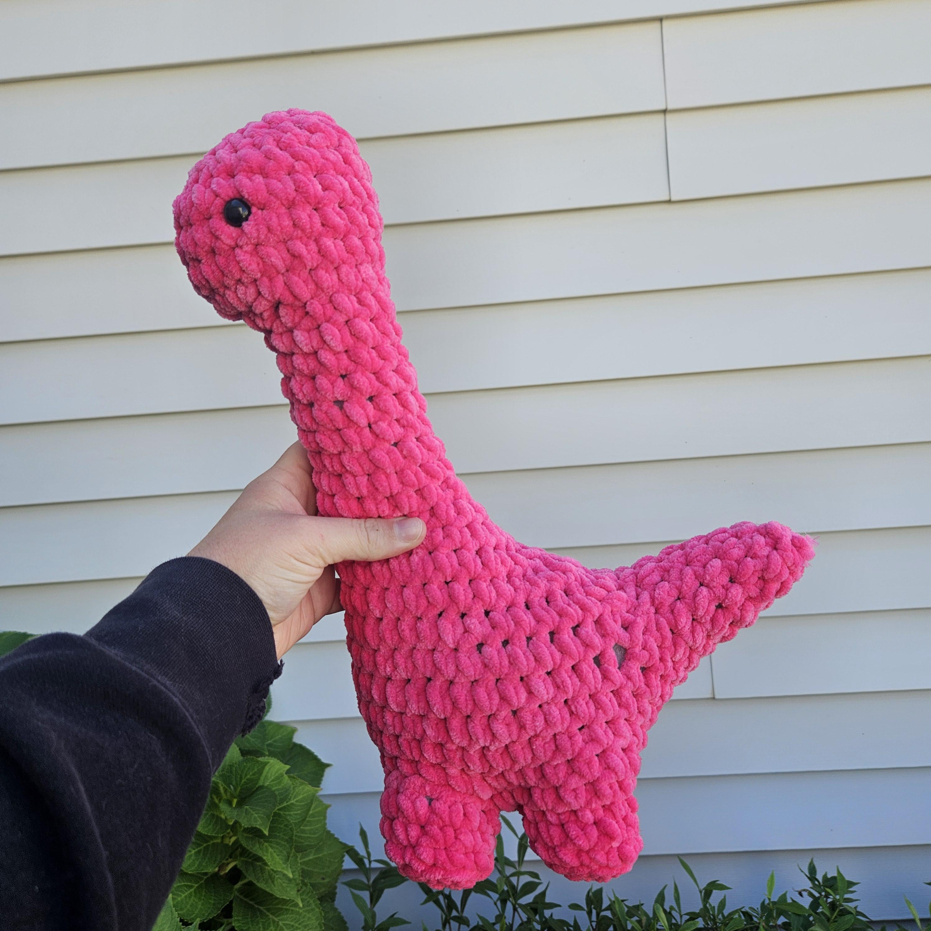 Large Crochet Brontosaurus|brontosaurus Stuffed Animal|large ...