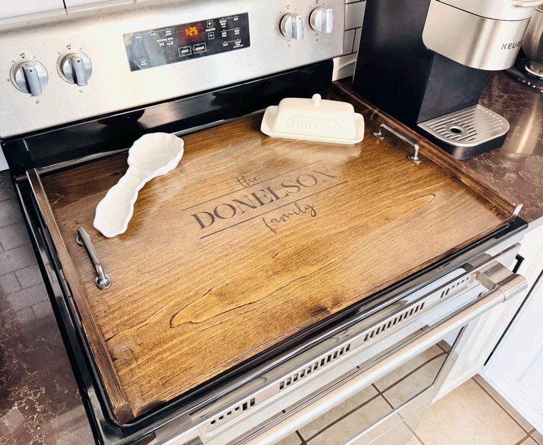 Stove Cover | Laser Engraved | Stove Top Cover | Electric Stove Cover ...