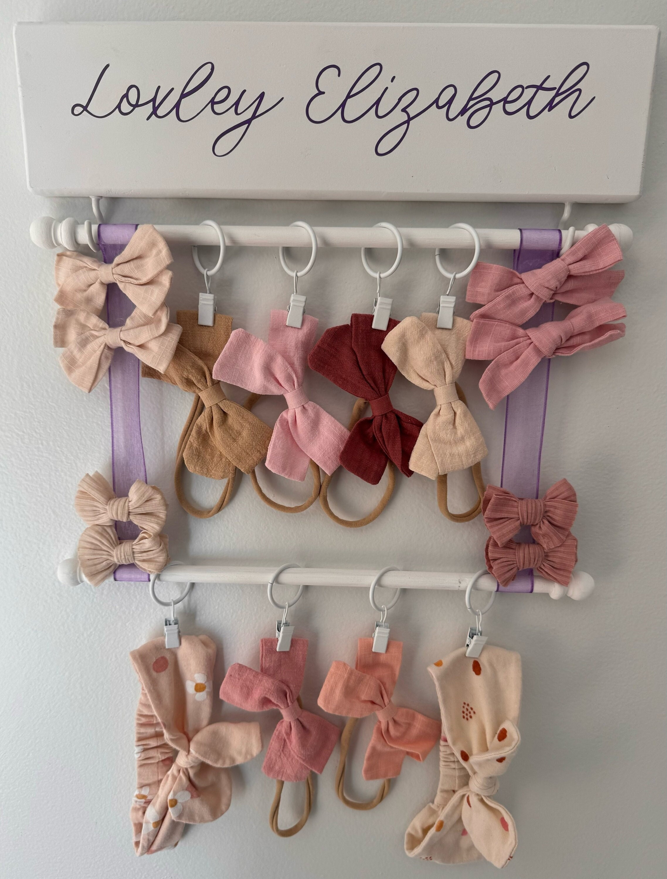 Personalized Headband Holder Personalized Bow Holder Baby Bow Holder ...