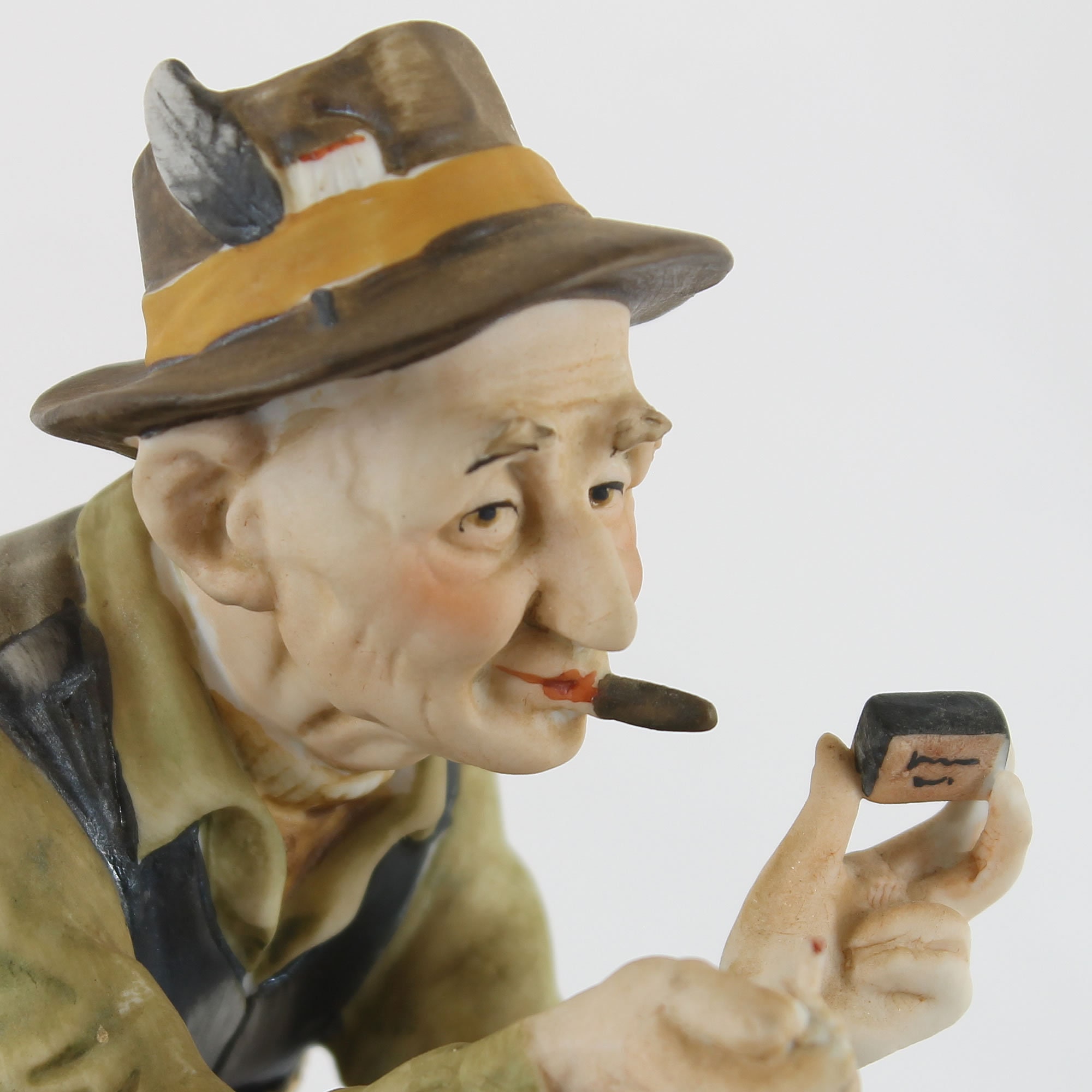 Old Man Hunter Porcelain Figurine 1970's Highly Detailed (E) - Etsy