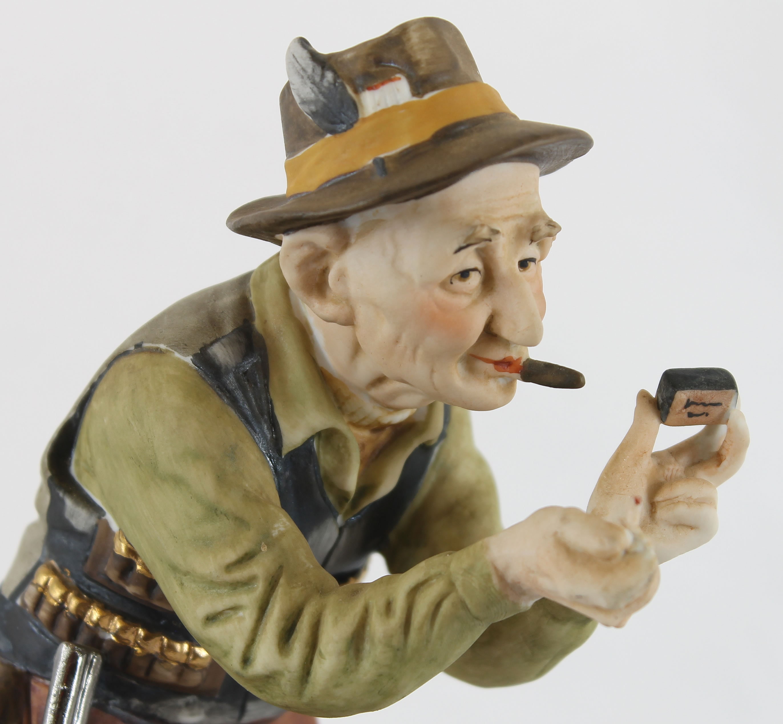 Old Man Hunter Porcelain Figurine 1970's Highly Detailed (E) - Etsy