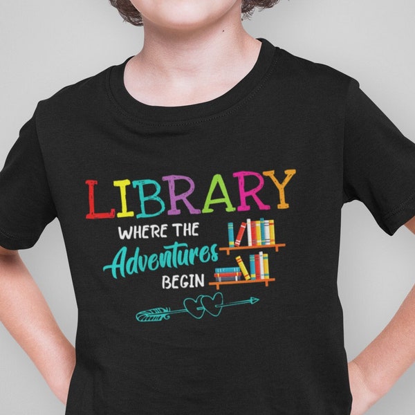 Library T Shirt - Etsy