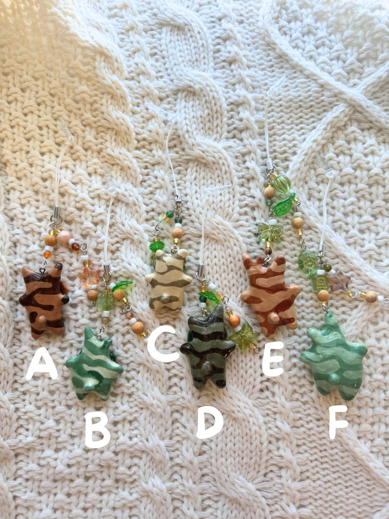Korok Handmade Clay Charm || for Nintendo Switch, Phone Charm, Keychain ...