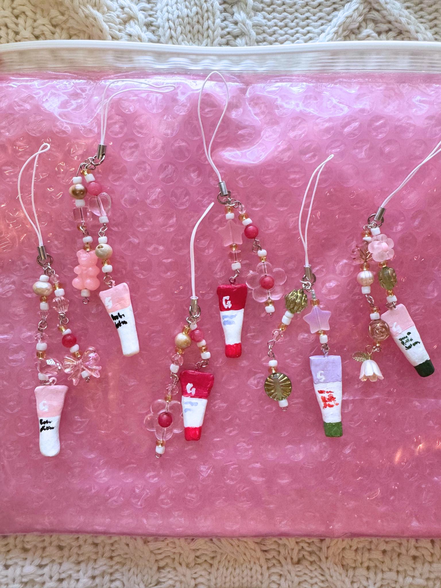 Glossier Balm Dotcom Handmade Clay Charms || Perfect for Phone Charms ...