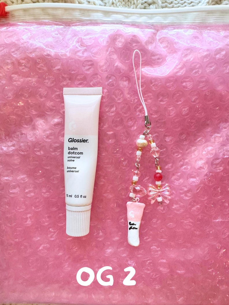 Glossier Balm Dotcom Handmade Clay Charms || Perfect for Phone Charms ...