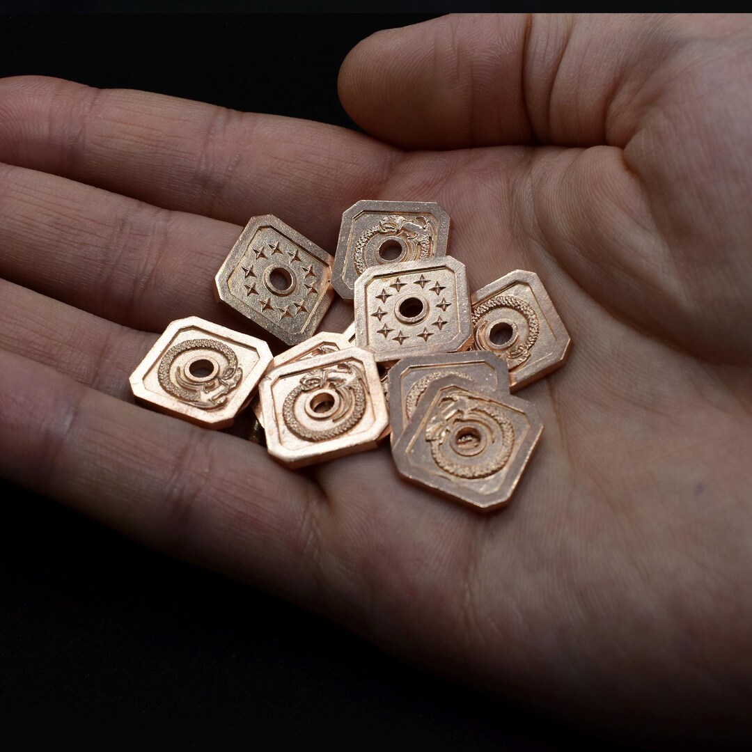 Copper Metal Coins, Table Top Games Coins for Dnd and Other Rpgs - Etsy