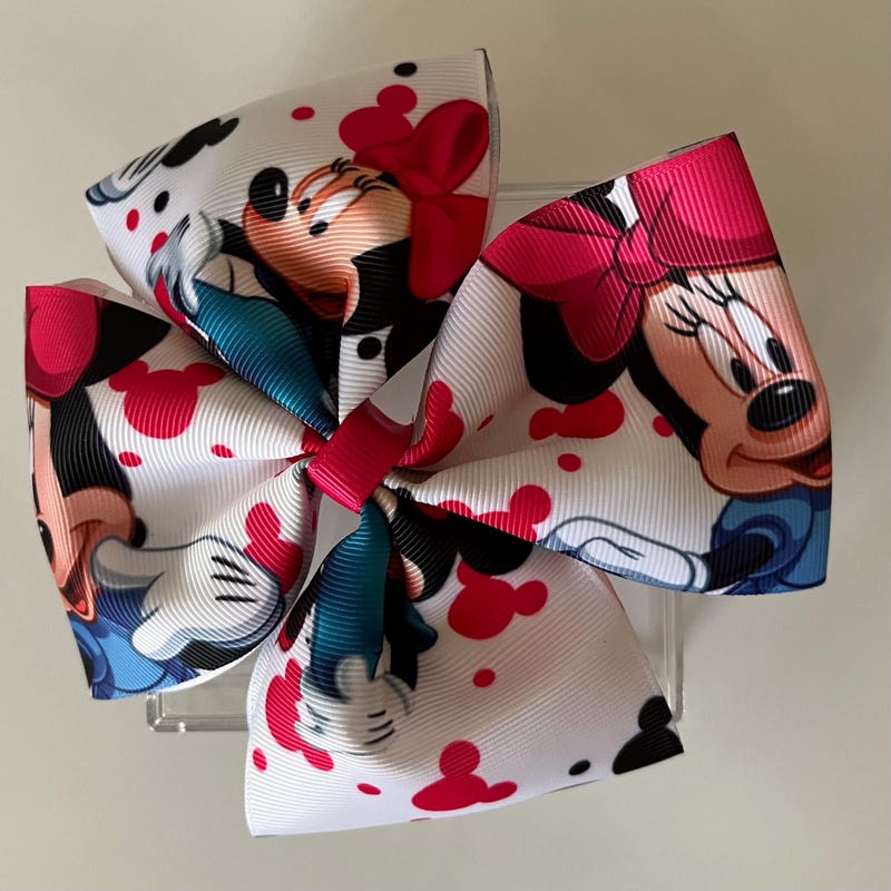 Minnie Mouse Hair Bow - Etsy