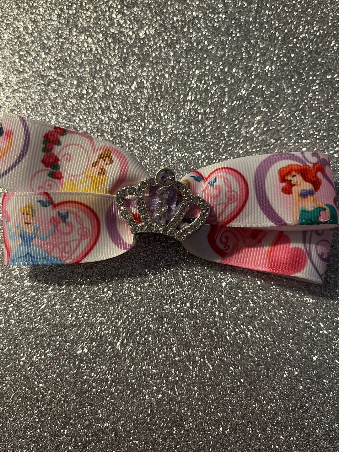 Disney Princess Hair Bow, Disney - Etsy