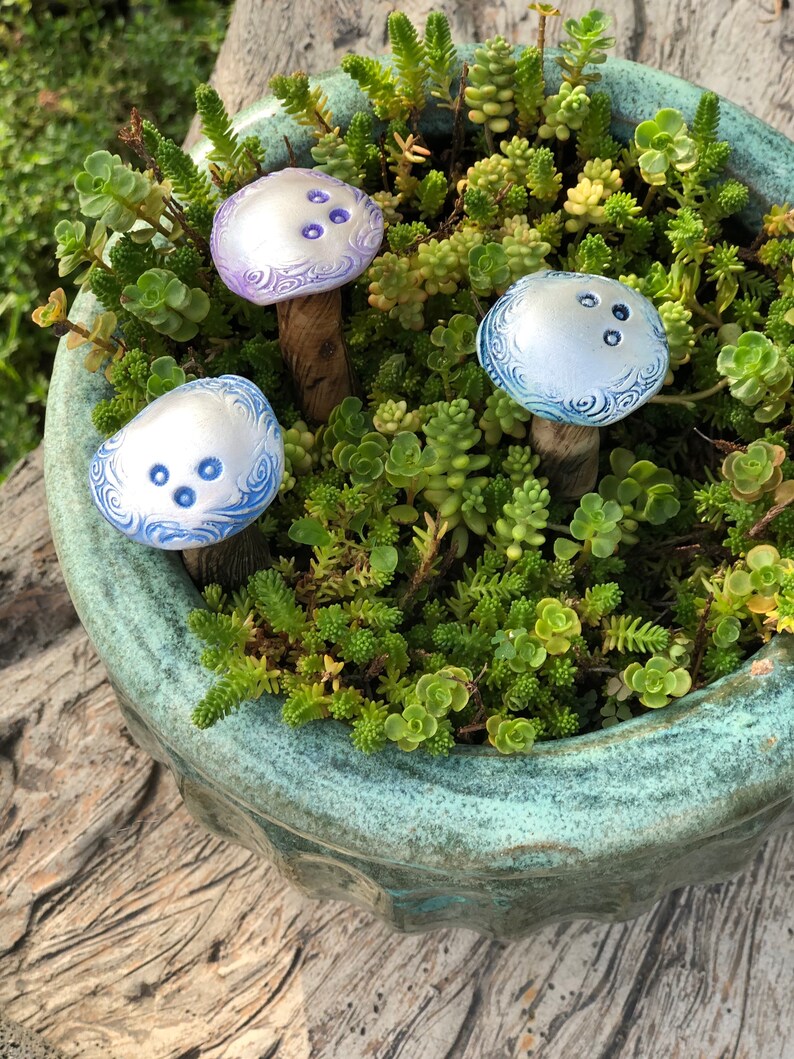 Fairy Garden Stone Toadstool Fairy Garden Miniatures - Etsy