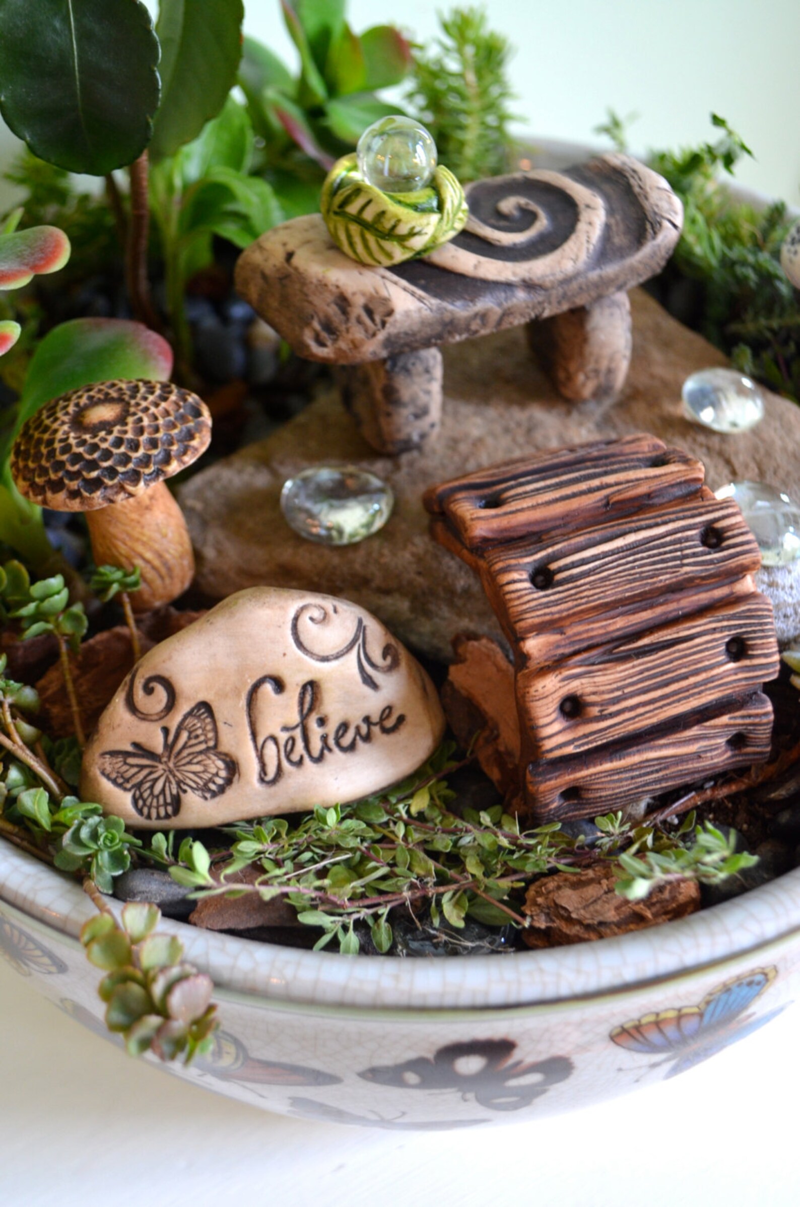 Fairy Garden Bridge Miniature Stone Bridge Garden Gnome | Etsy