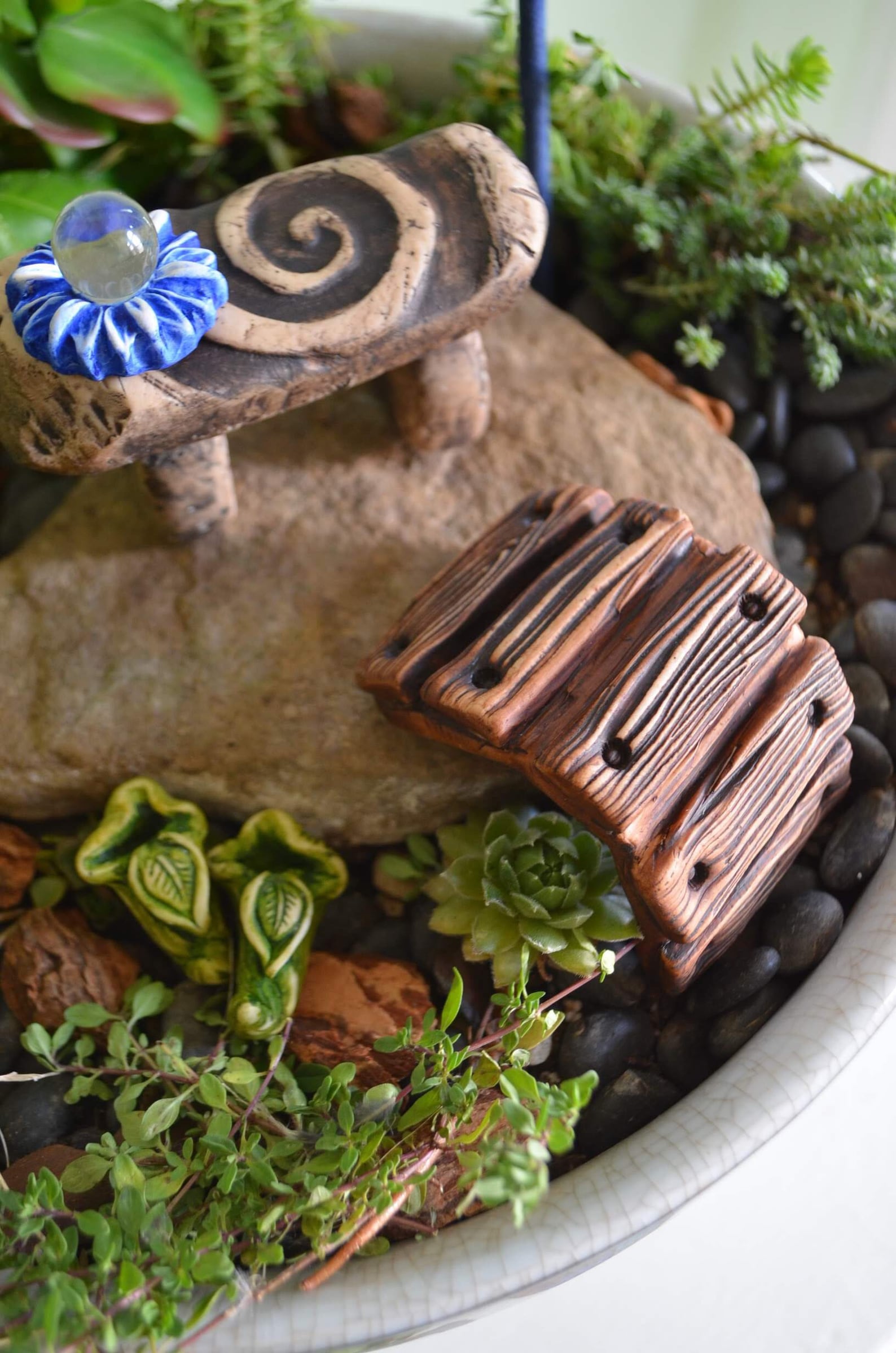 Fairy Garden Bridge Miniature Stone Bridge Garden Gnome | Etsy