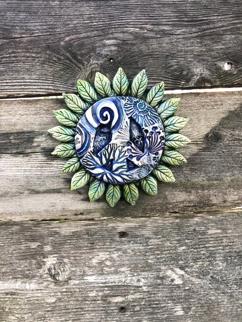 Peace Sign Garden Art, Stone Wall Art, Cast Stone Sculpture - Etsy