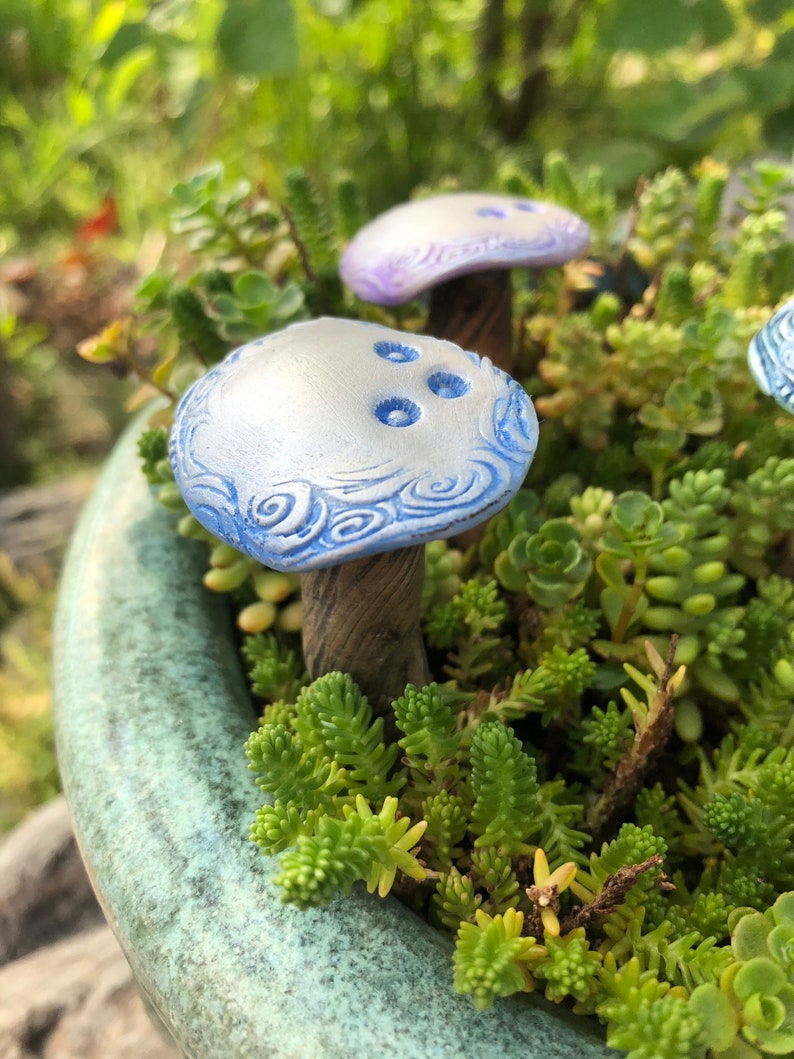 Fairy Garden Stone Toadstool Fairy Garden Miniatures - Etsy