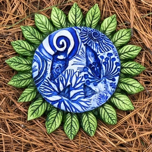 Peace Sign Garden Art, Stone Wall Art, Cast Stone Sculpture - Etsy