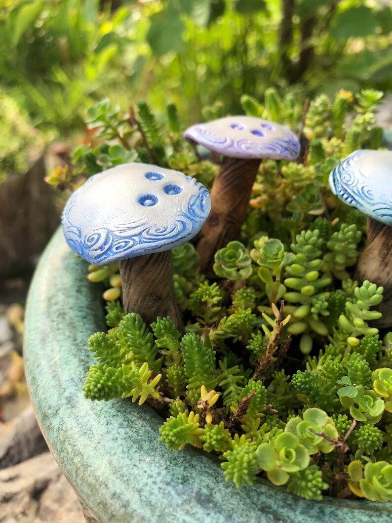 Fairy Garden Stone Toadstool Fairy Garden Miniatures - Etsy