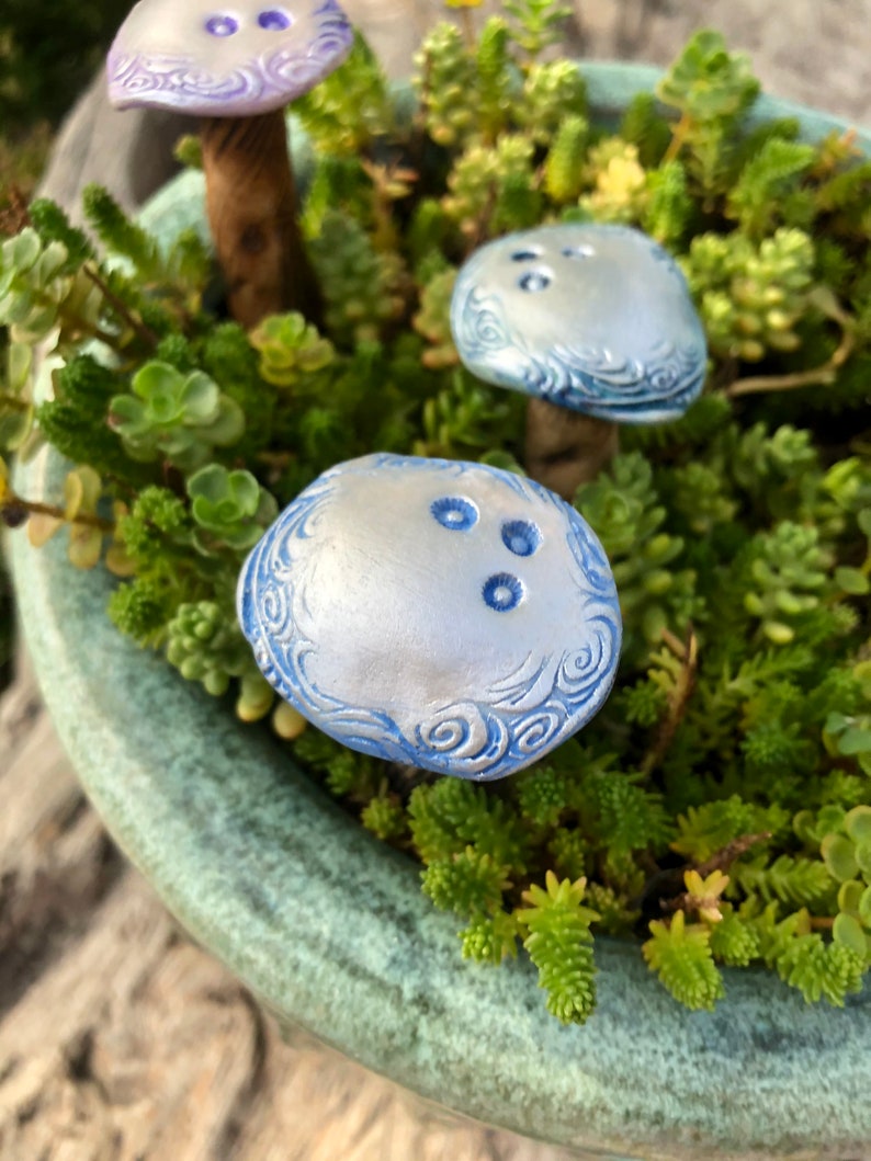 Fairy Garden Stone Toadstool Fairy Garden Miniatures - Etsy