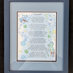 In This Room - A Framed, Beautifully Illustrated Original Poem That ...
