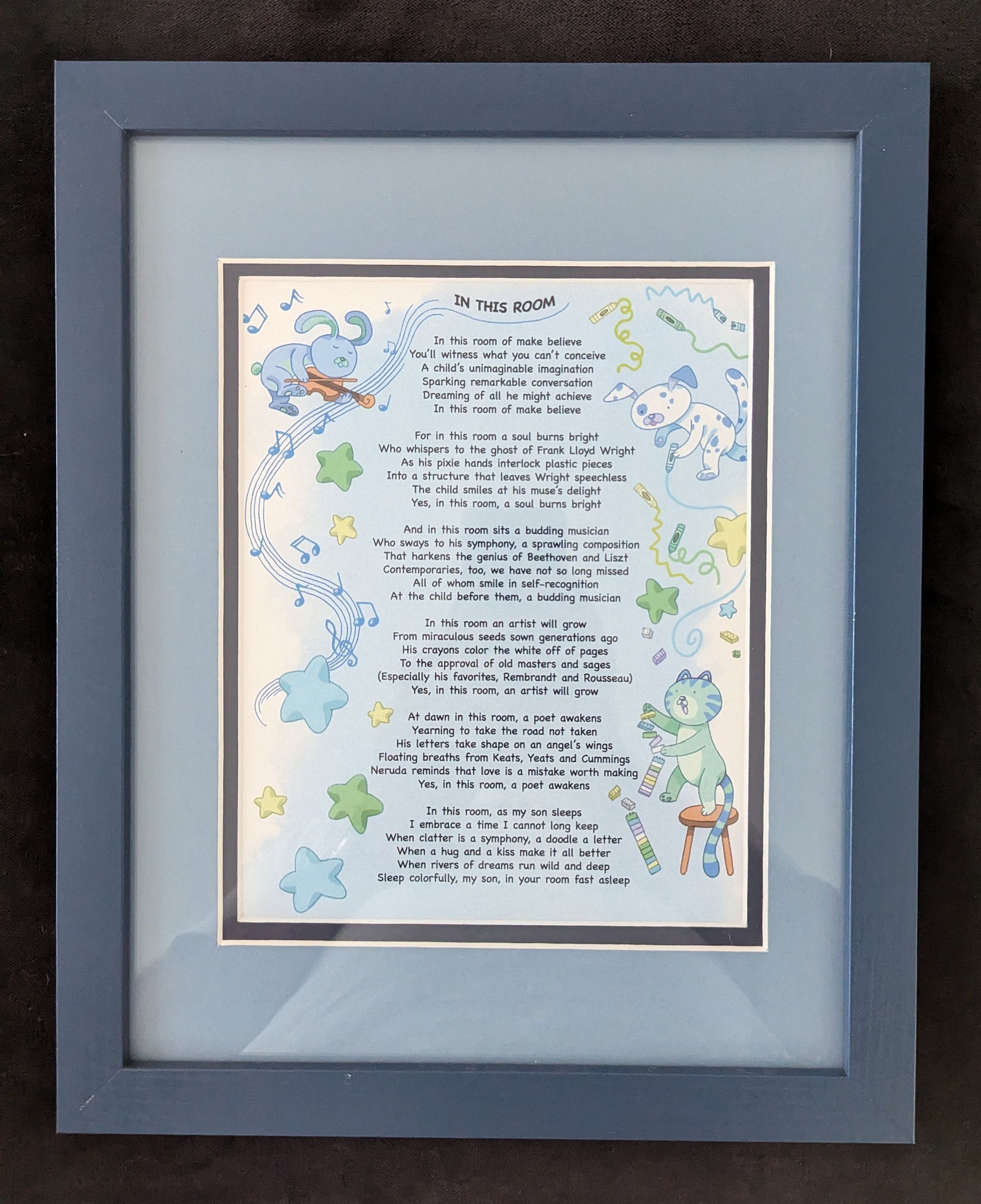 In This Room - A Framed, Beautifully Illustrated Original Poem That ...