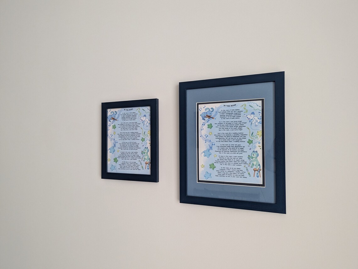In This Room - A Framed, Beautifully Illustrated Original Poem That ...