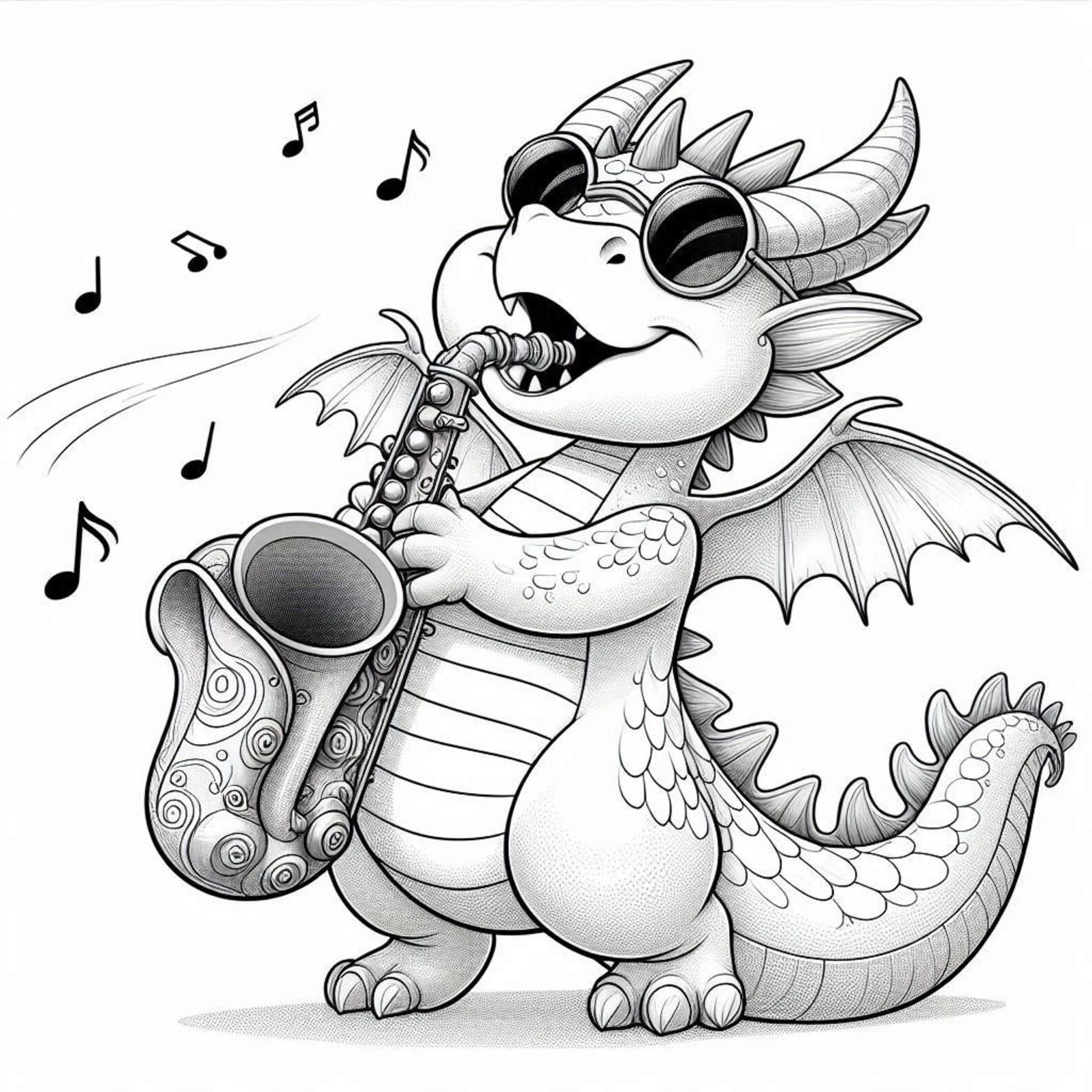 10 Coloring Pages PDF Animal Instruments - Etsy