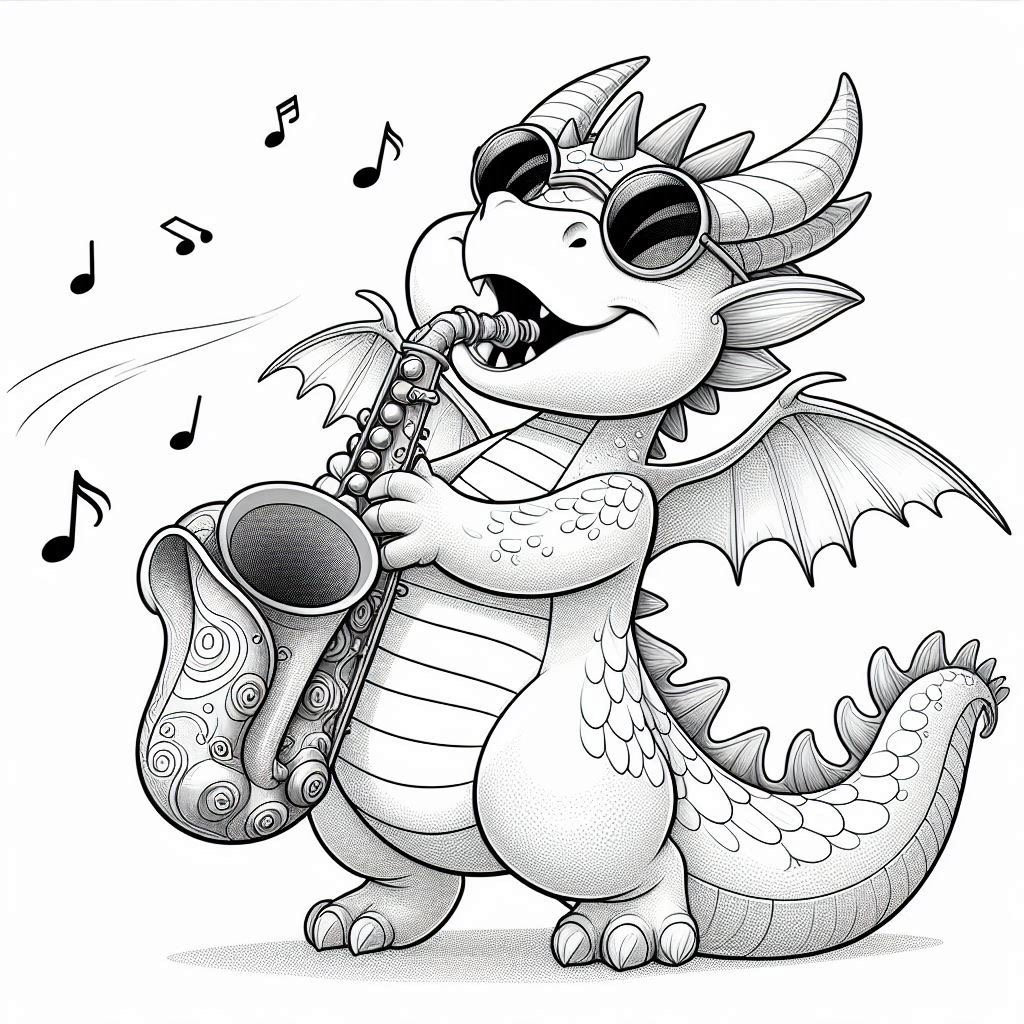 10 Coloring Pages PDF Animal Instruments - Etsy