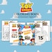 Toy Story Coloring Book, Coloring Pages, Cartoons, Crayons, Party ...