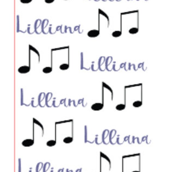 Music Note Ribbon - Etsy