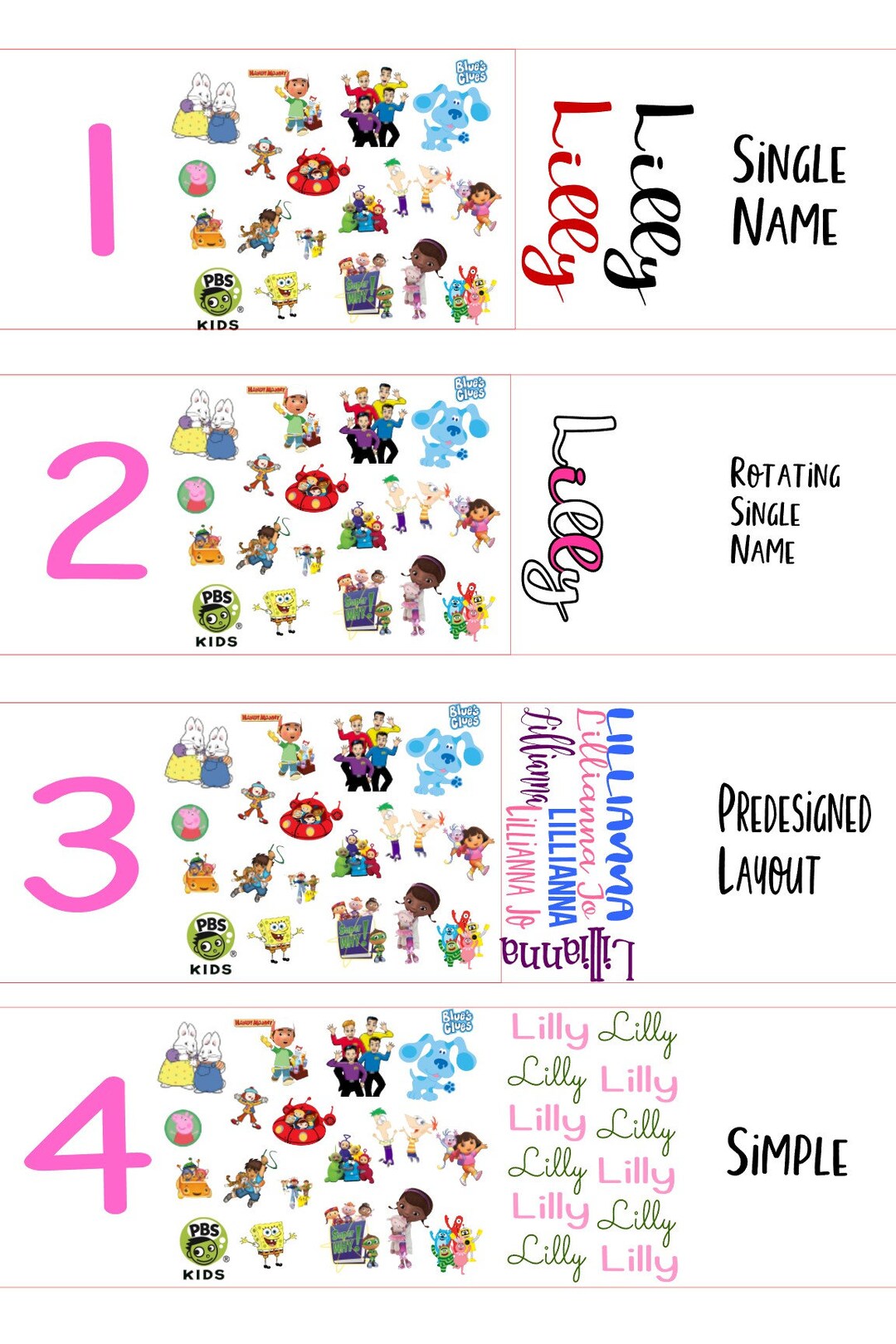 Personalized Saturday Morning Design Ribbon/ Fabric Strips - Etsy