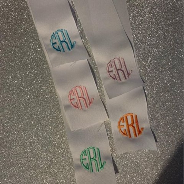 Embroidered Ribbon - Make Your Own Ribbon