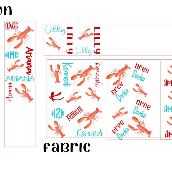 Crawfish Fabric - Etsy
