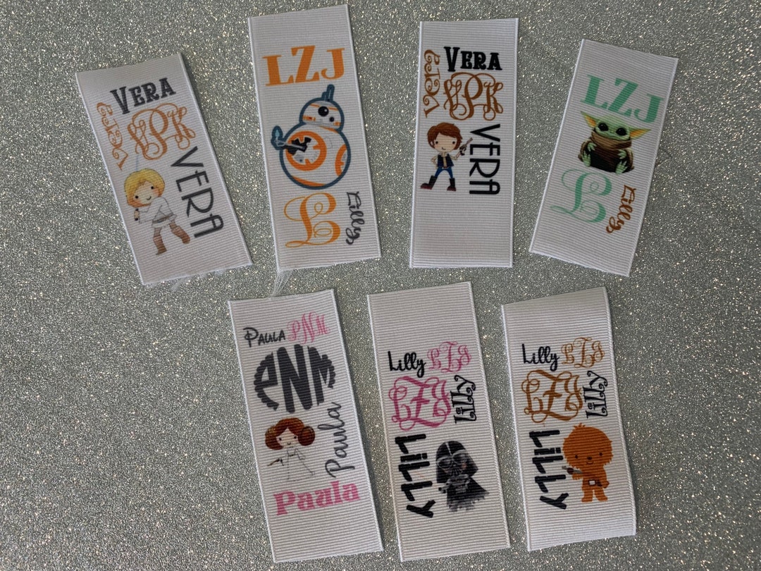 Personalized Star Character Ribbons - Etsy