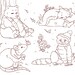 Cozy Critters Coloring Pages 2 Coloring Pages for Adult Coloring, Kids ...