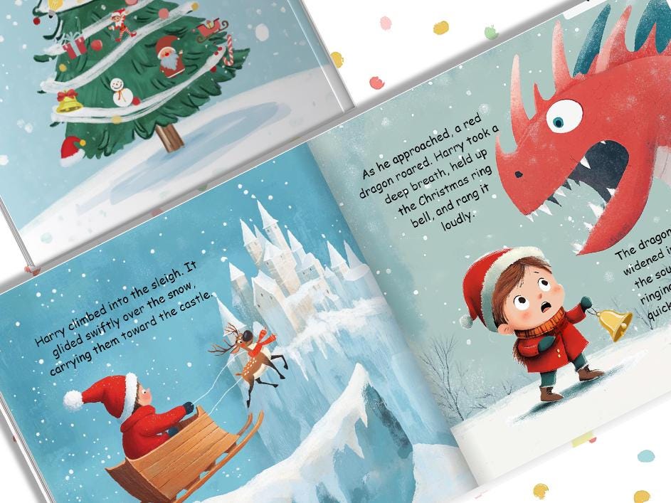 Personalized Children's Book, Gift for Kids and Babies 0-8, Christmas ...