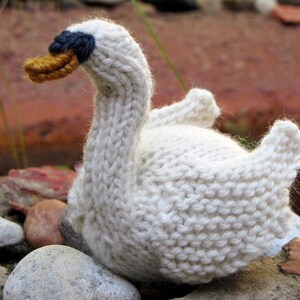 Swan Knitting Pattern, PDF, Digital Download - Etsy